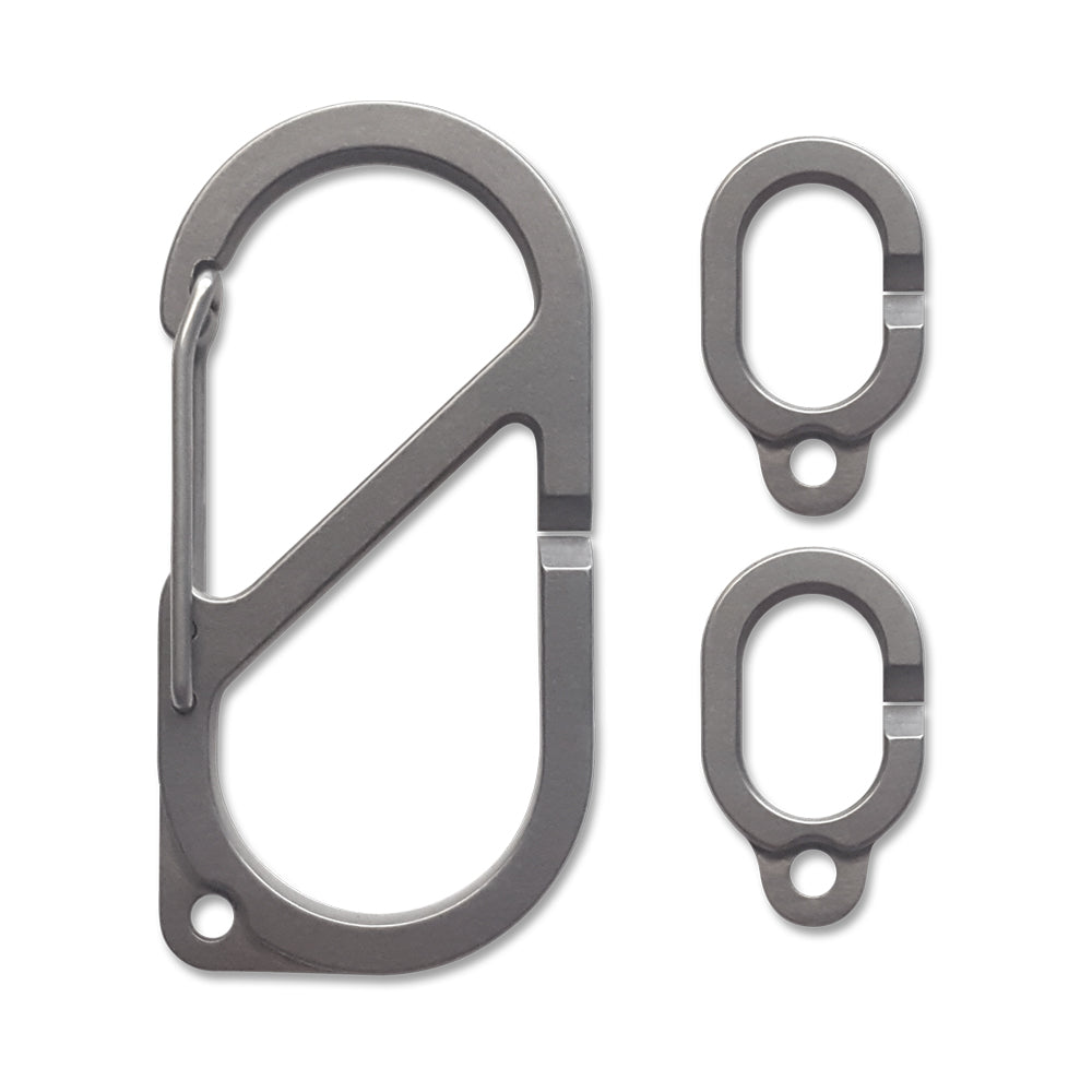 MSTR LINX (Master Links) Ti Carabiner Key Ring Set – MSTRMND Collective ...