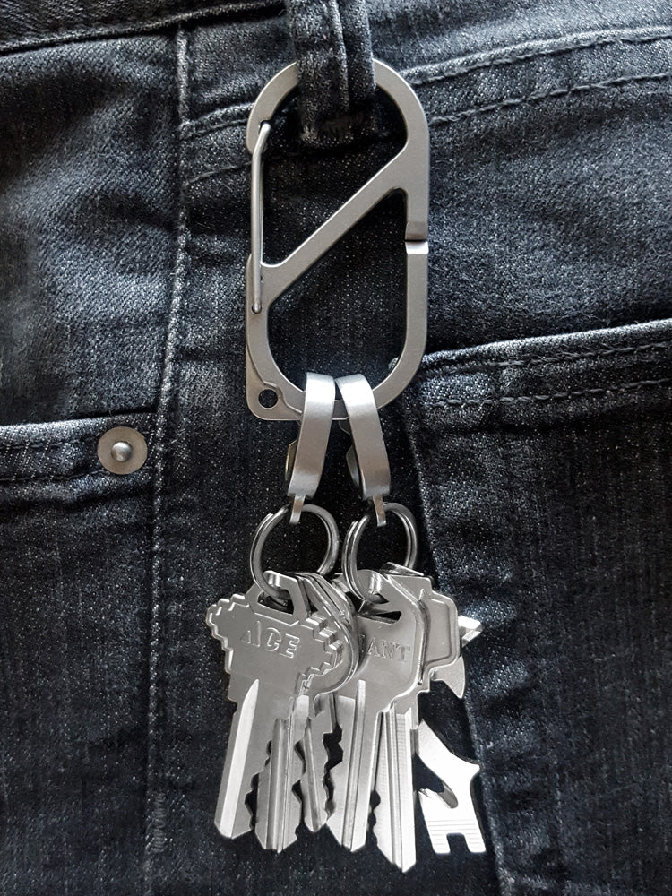 Additional Titanium MINI LINX™ Key Rings – MSTRMND Collective - Slim ...