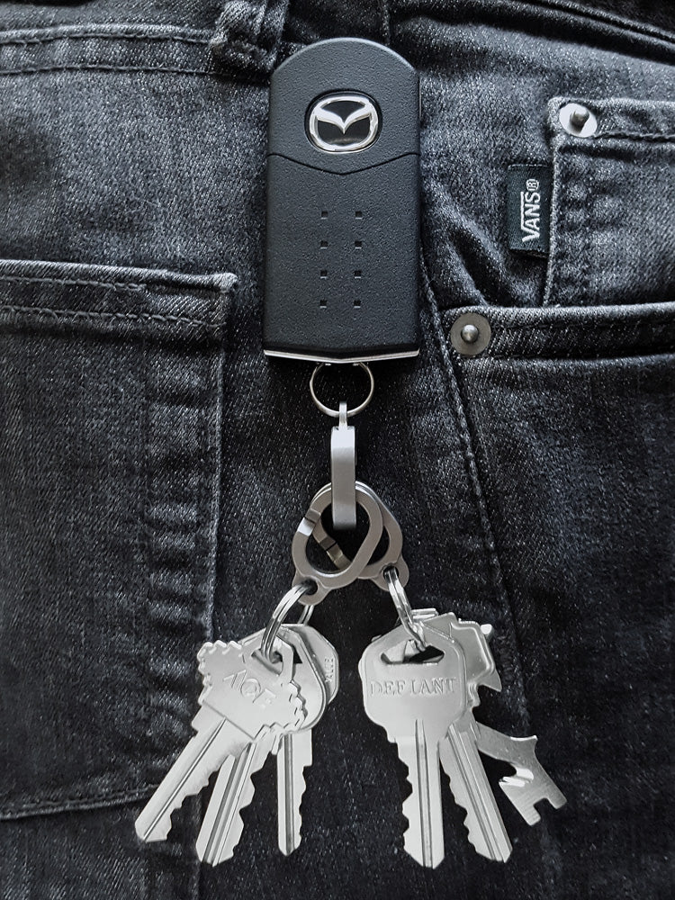 Additional Titanium MINI LINX™ Key Rings – MSTRMND Collective - Slim ...